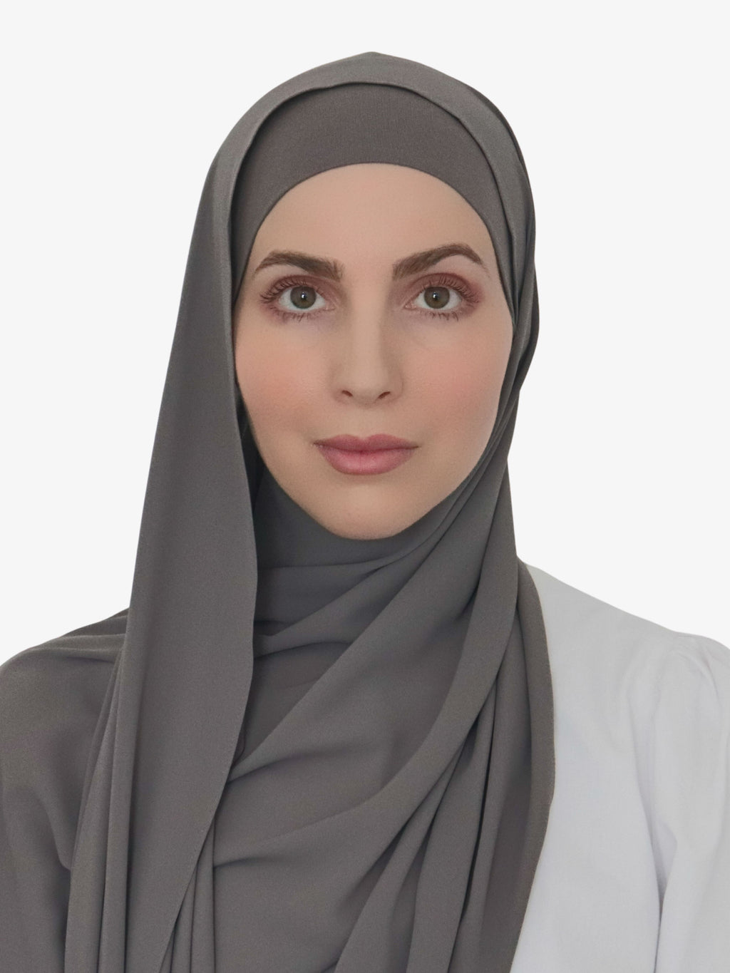 Premium Matching Chiffon Hijab Set - Poppy Seed