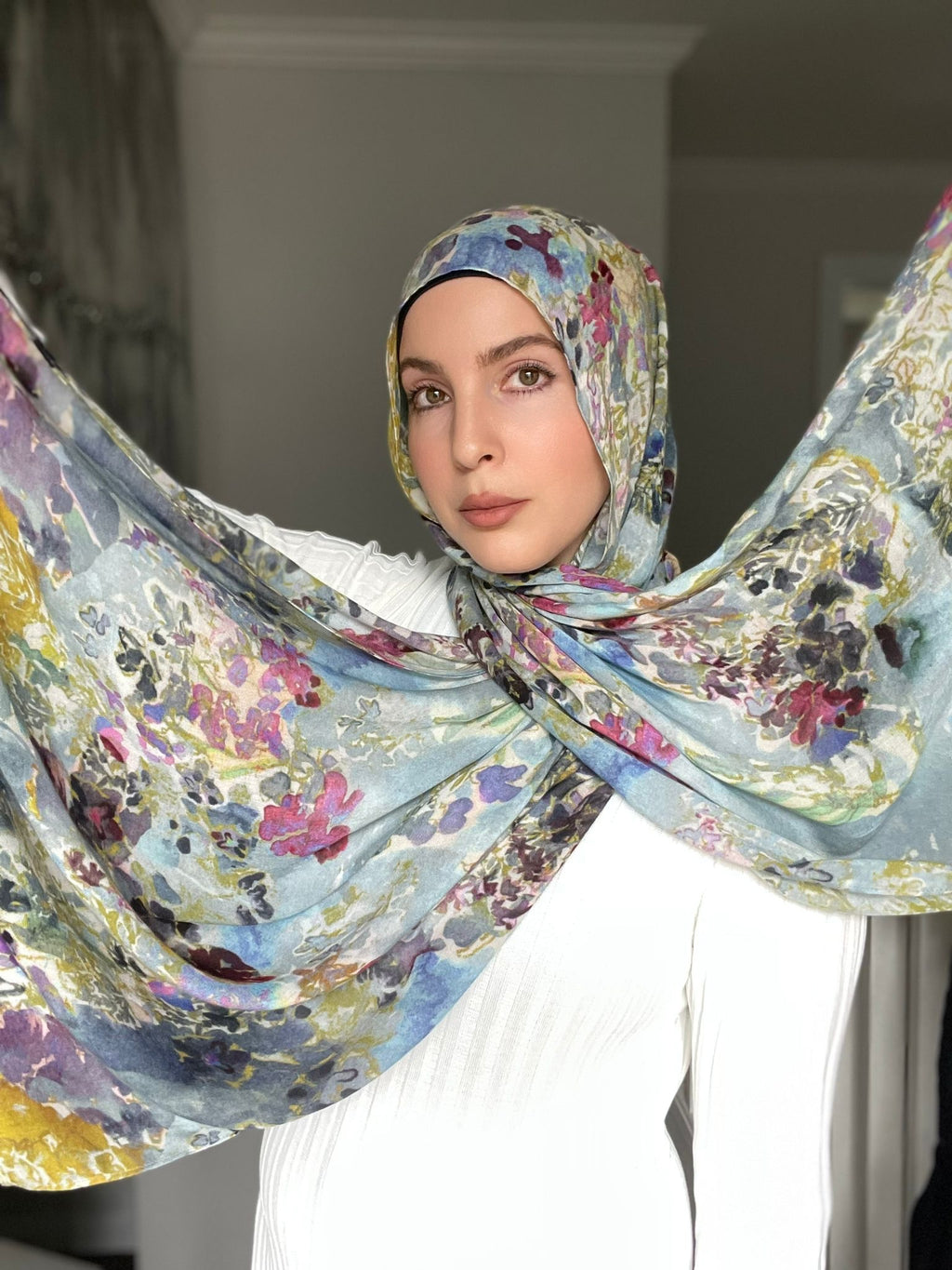 Mystic Bloom Modal Hijab