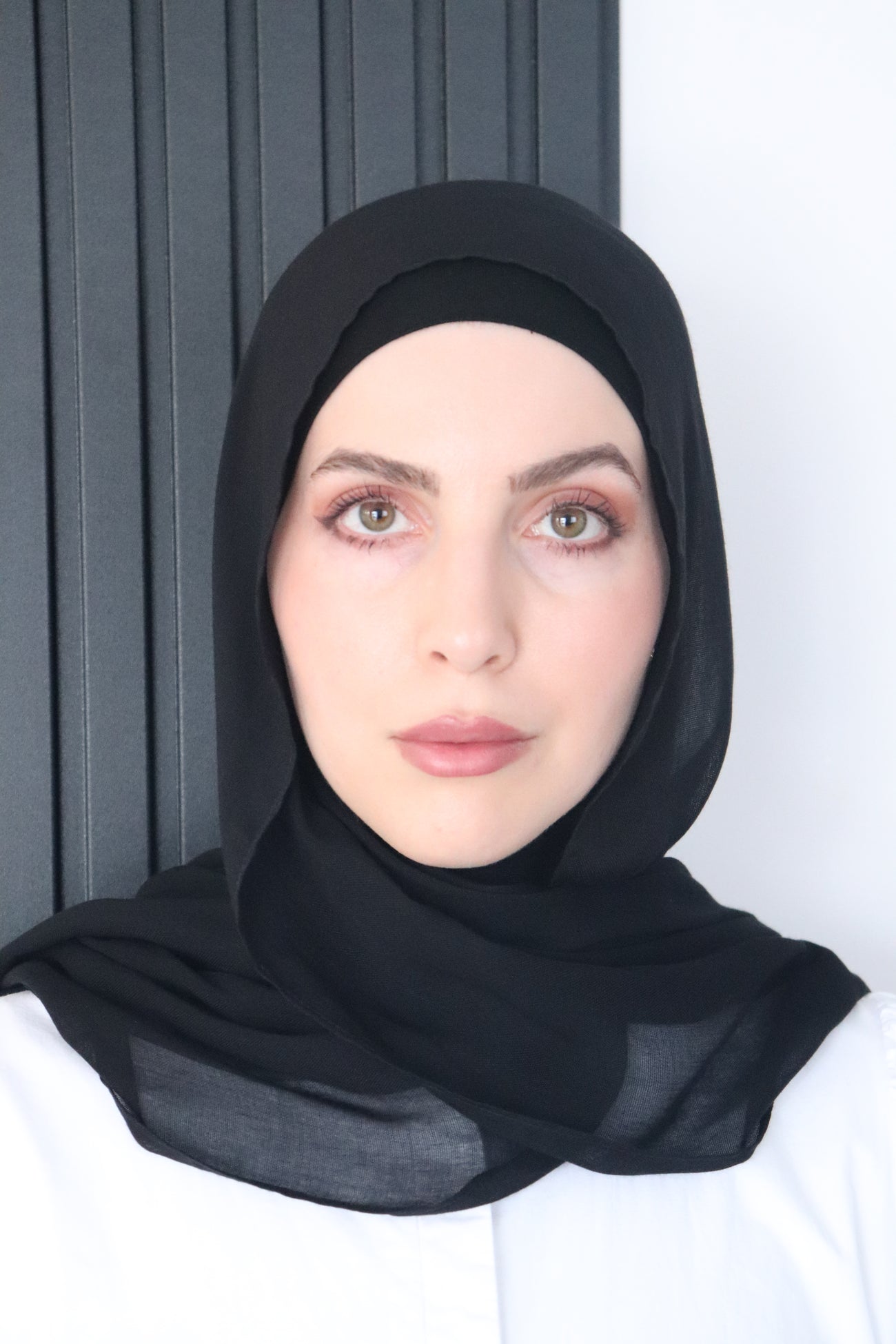 Luxury Matching Modal Hijab & Undercap Set - Black